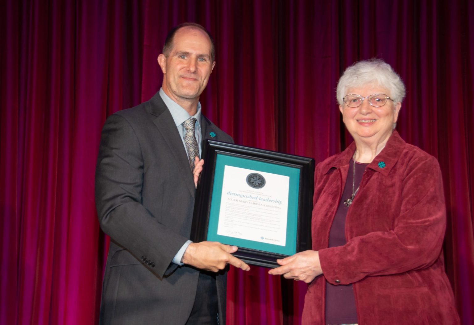 Sisters Mary Christa Kroening and Pauline Micke receive honors and ...